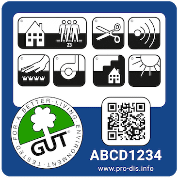 The GUT label - a guarantee of environmental and consumer protection